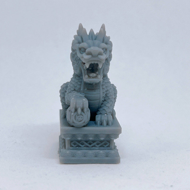 3D Printable Stone Kirin by Willy Kao