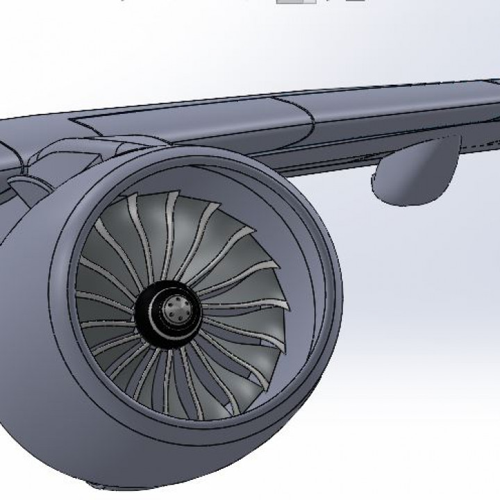 3D Printable A350-900 XWB Ultra High Fidelity model for 3D printing by Jhon