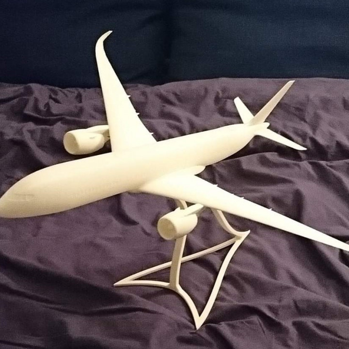 3D Printable A350-900 XWB Ultra High Fidelity model for 3D printing by Jhon