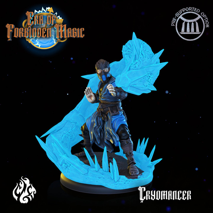 3D Printable Cryomancer by Crippled God Foundry