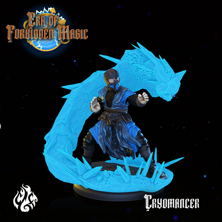 3D Printable Cryomancer by Crippled God Foundry