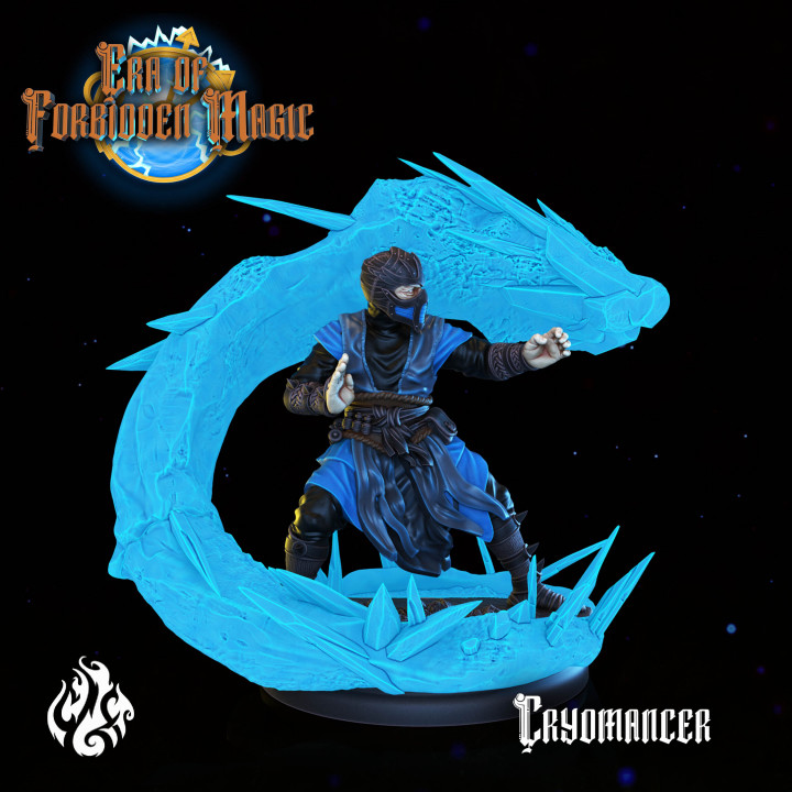 3D Printable Cryomancer by Crippled God Foundry