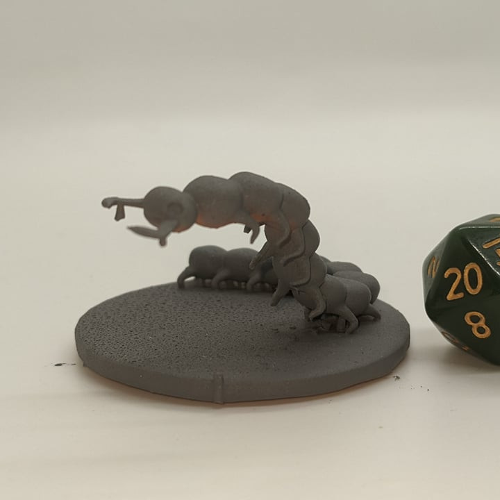 3D Printable Naruto Inspired, Deidara Clay Centipede tabletop miniature ...