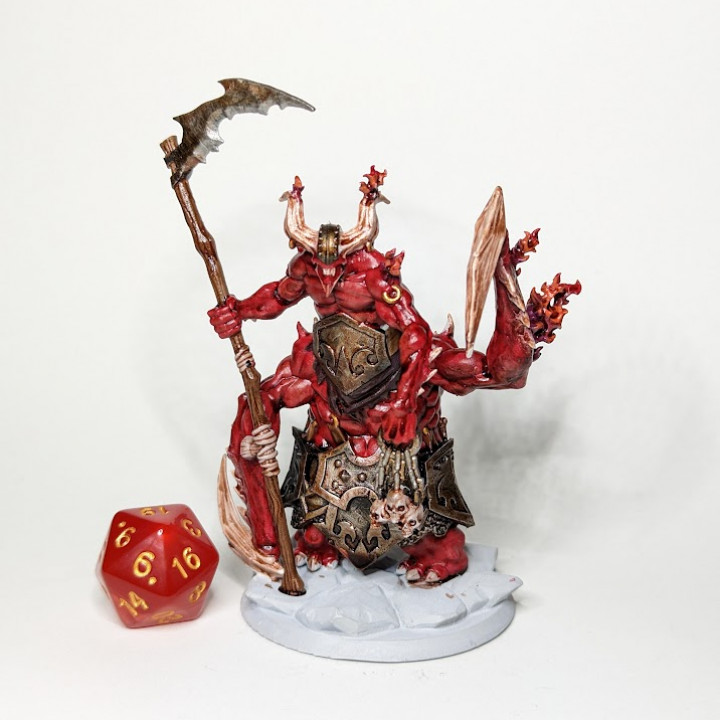 3D Print of The Celestial War: Demonic Vengeance Grand Demon Sloth by ...