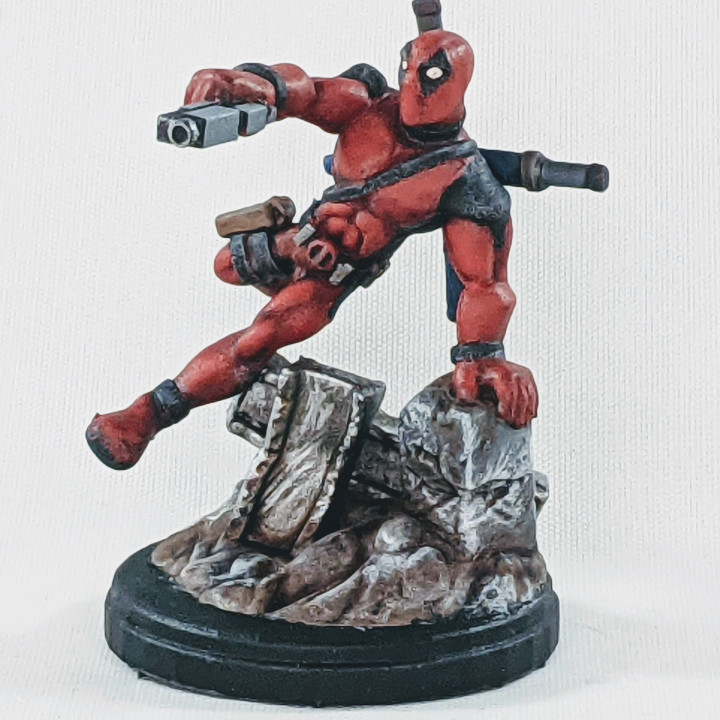 3D Printable Deadpool by VeloriaMiniatures