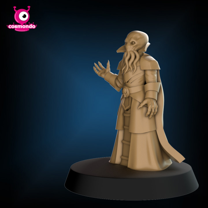 3D Printable MindFlayer Wizard by cosmondo