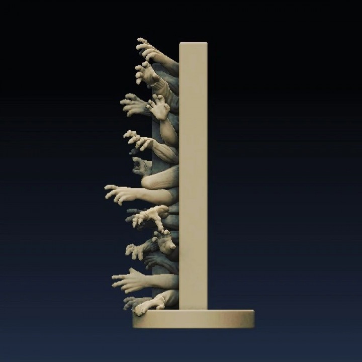 3D Printable Zombified Door by Artjom Lewitan