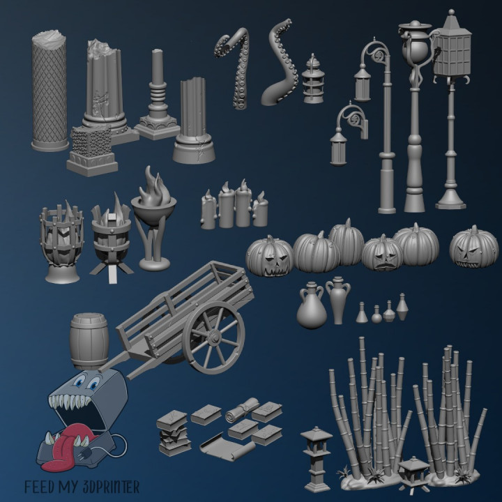 3D Printable >80 basing bits/assets for modular basing! by Feed My ...