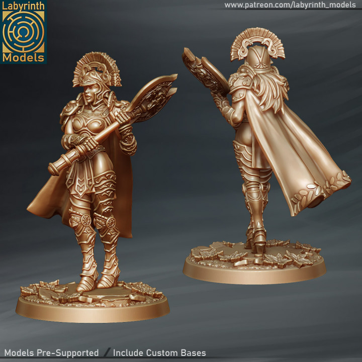 3D Printable Amazon Daughters of Ares set - 32mm scale by Labyrinth Models