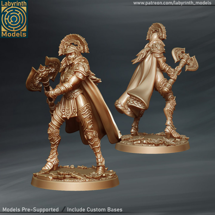 3D Printable Amazon Daughters of Ares set - 32mm scale by Labyrinth Models