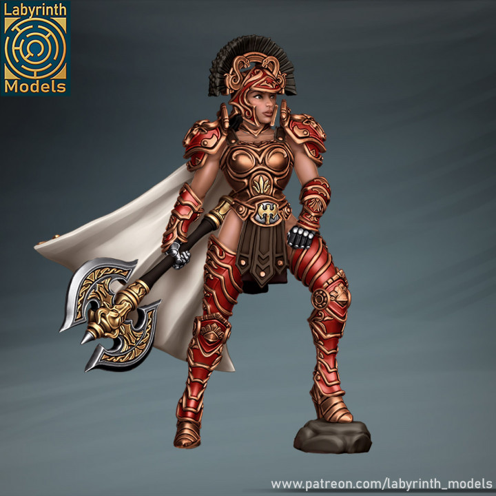 3D Printable Amazon Daughters of Ares set - 32mm scale by Labyrinth Models