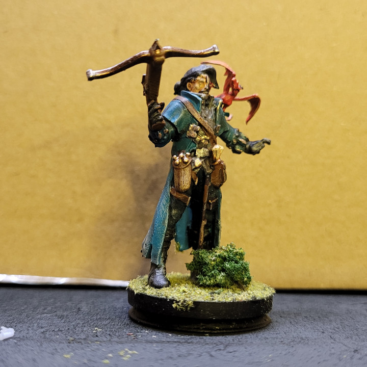 3D Printable Clockwork Crossbow by Grant Kininmont