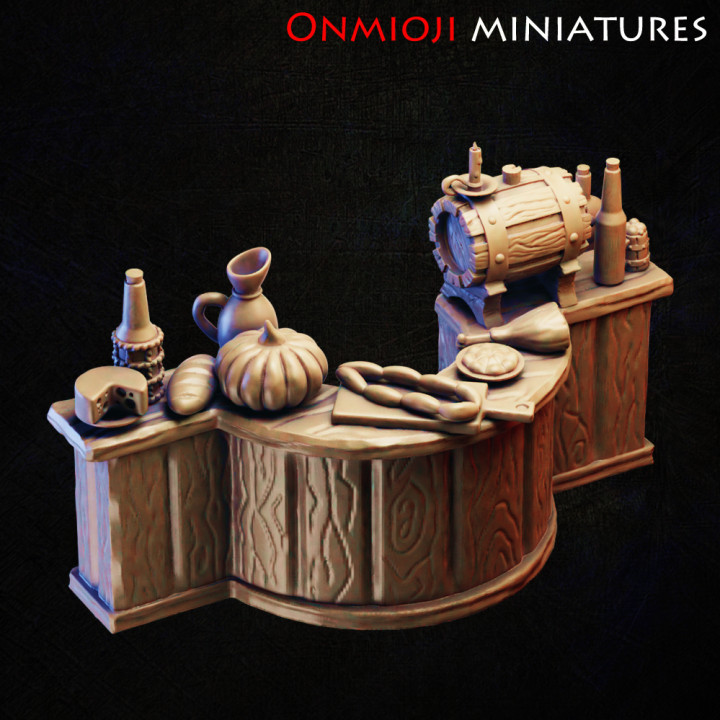 3D Printable tavern bar counter by Stanislav Kuznetsov