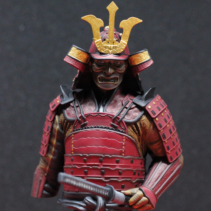 3D Print of Samurai Bust (Pre-Supported) Da ThereIsOnlyZal
