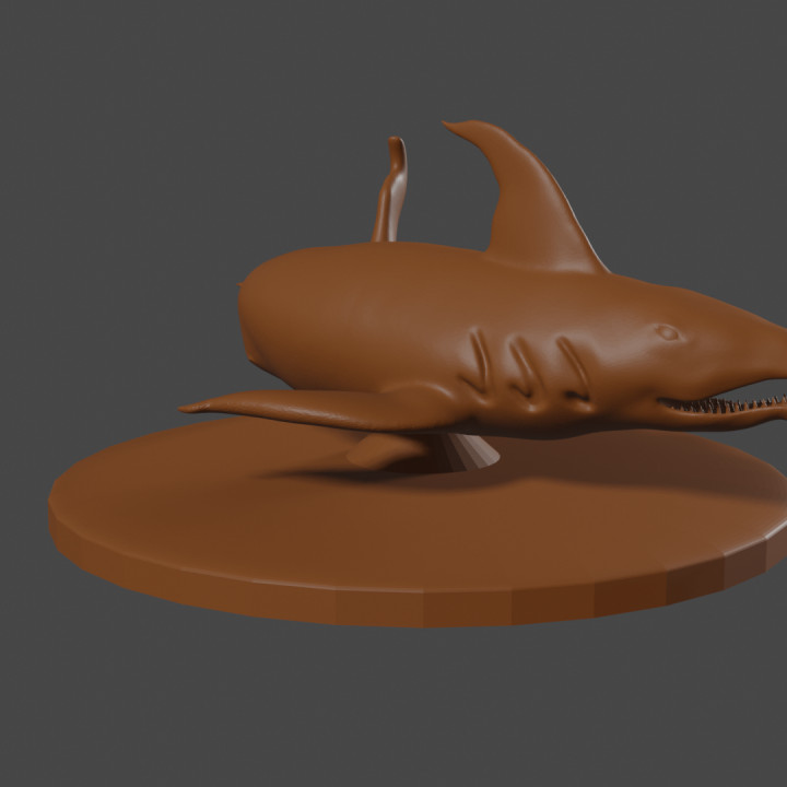 3D Printable Final Fantasy inspired, Shark, Tabletop DnD miniature, by ...