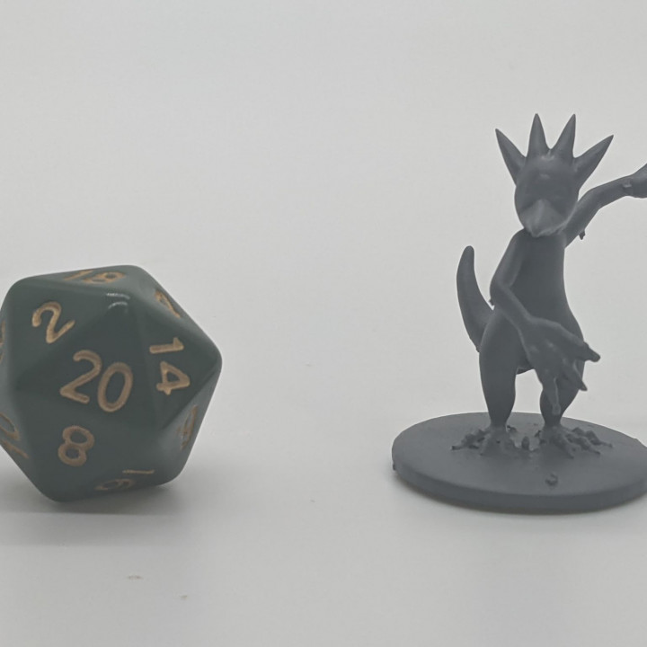 3D Printable Pokemon inspired, Golduck Tabletop DnD miniature by YERMAN ...