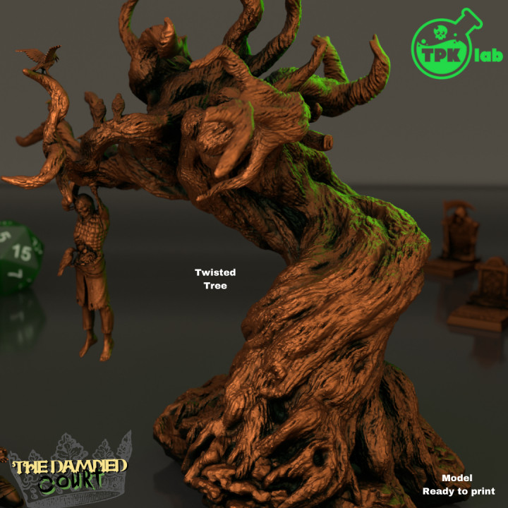 3D Printable Twisted Tree by TPK Lab