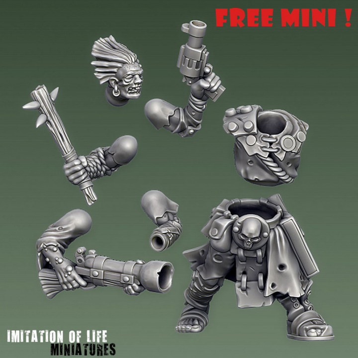 3D Printable Modular Mutant kit ( Free sample mini) by Imitation of ...