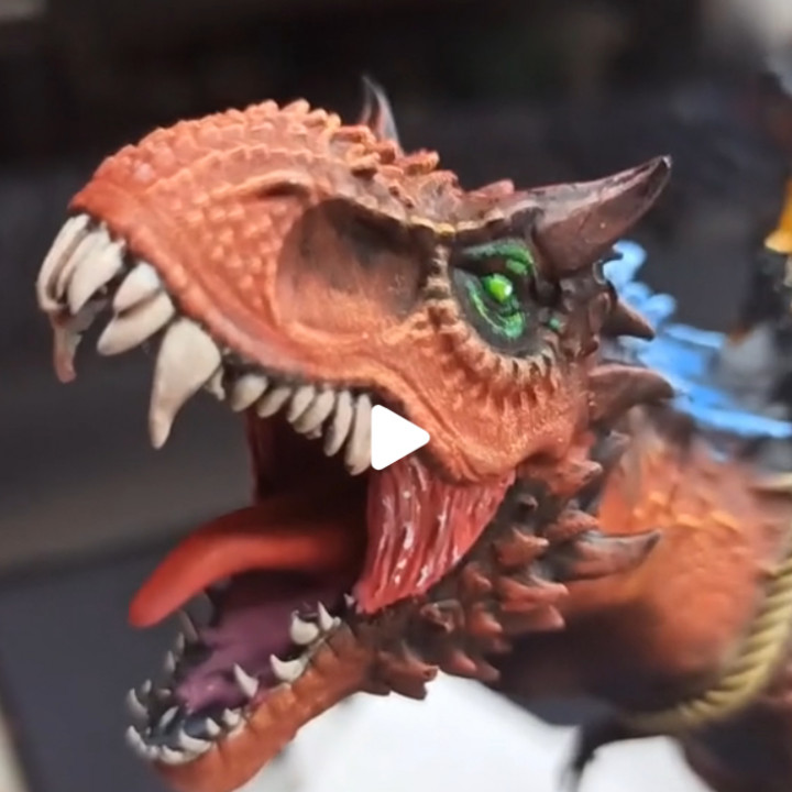 3D Print of T-rex mounted by Arcanum Workshop