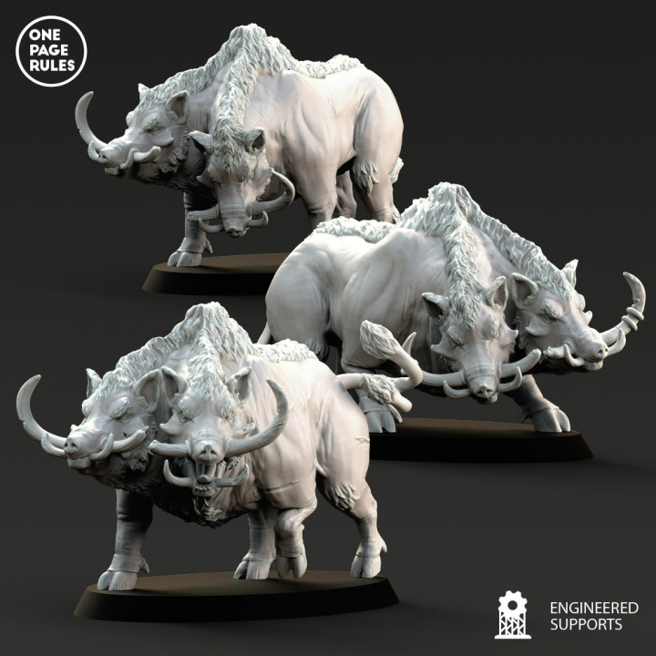 3D Printable Beastmen - Release #4 by One Page Rules