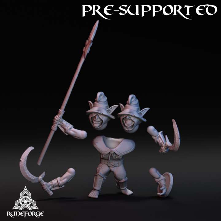 3D Printable Goblin Tribes Bundle by Runeforge Studios