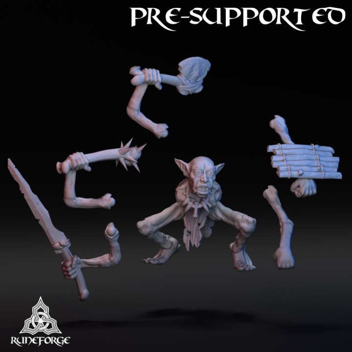 3D Printable Goblin Tribes Bundle by Runeforge Studios