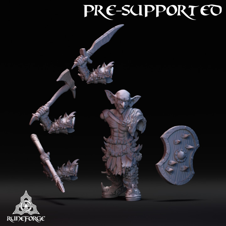 3D Printable Goblin Tribes Bundle by Runeforge Studios