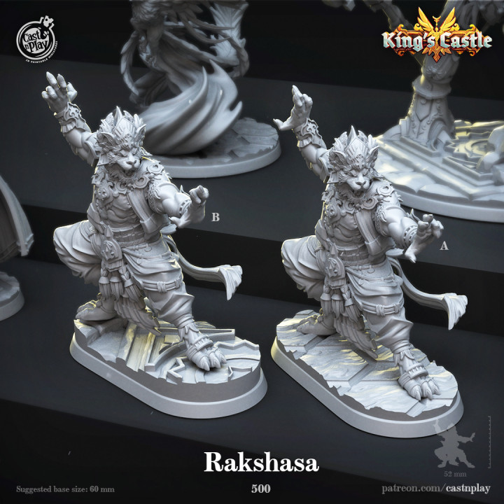 3D Printable Rakshasa (Pre-Supported) by Cast n Play