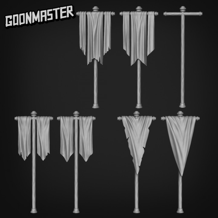3D Printable War Banners by Goon Master