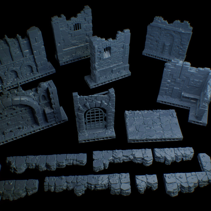 3D Printable The Penitentiary of Souls, Soul block one by Alex Kolakowski