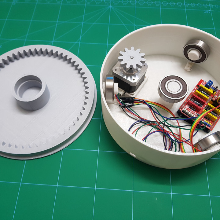 3D Printable Rotary Display Table by 3D Printer Art