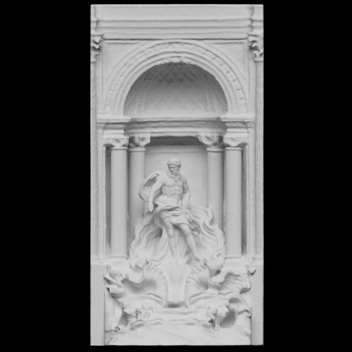 3D Printable Oceanus: Trevi Fountain by Scan The World