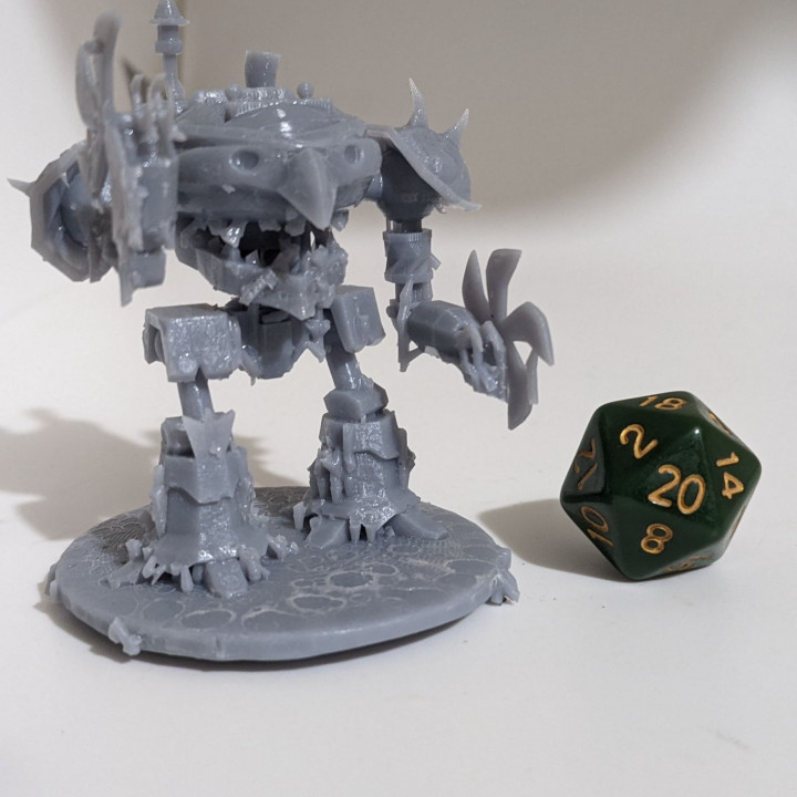 3D Printable World Of Warcraft inspired, Goblin Shredder, Tabletop DnD ...