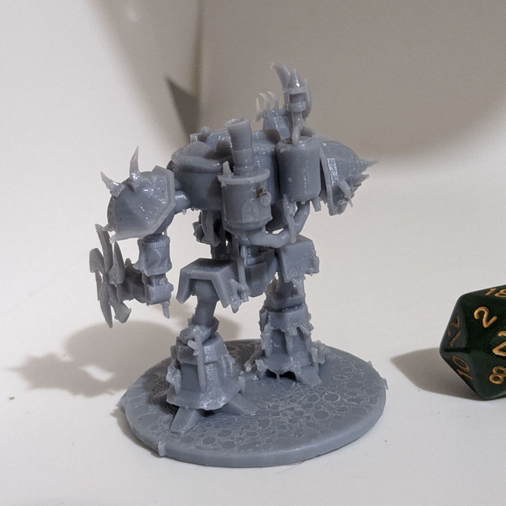 3D Printable World Of Warcraft inspired, Goblin Shredder, Tabletop DnD ...