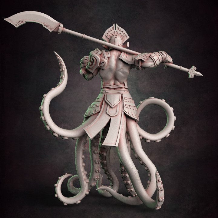 3D Printable Cecaelia Tank 03 by Red Clay Collectibles