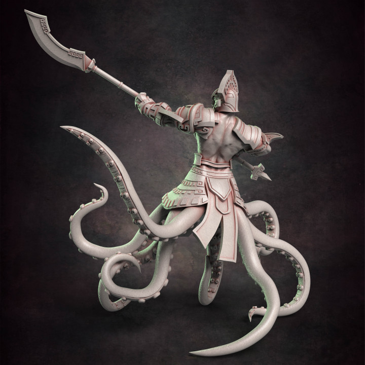 3D Printable Cecaelia Tank 04 by Red Clay Collectibles