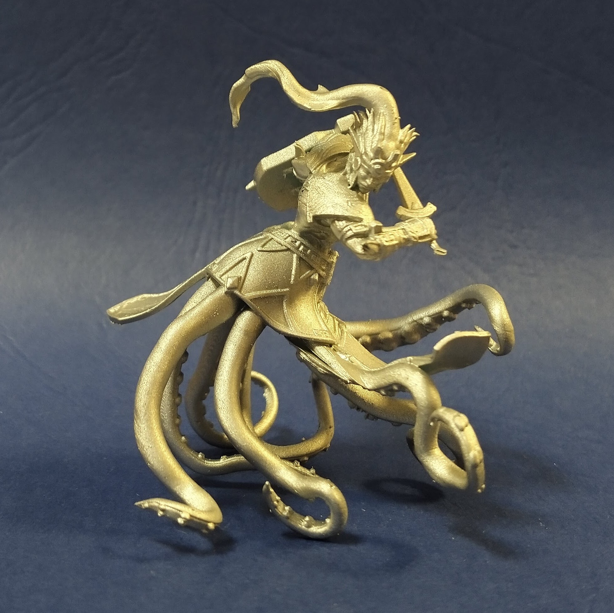 3D Printable Cecaelia warrior 02 by Red Clay Collectibles