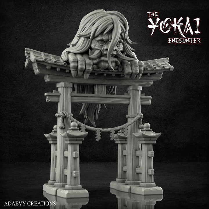 3D Printable OTOROSHI - THE YOKAI ENCOUNTER by Adaevy Creations