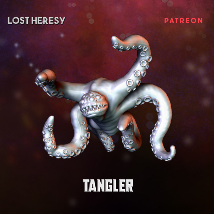 3D Printable Tangler by Lost Heresy Miniatures