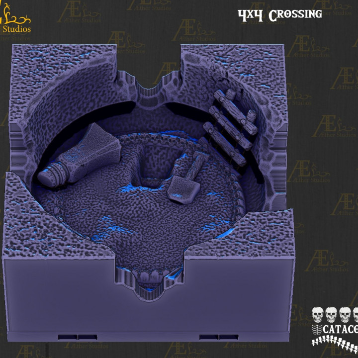 3D Printable AECATA05 - The Upside Down Church by Aether Studios