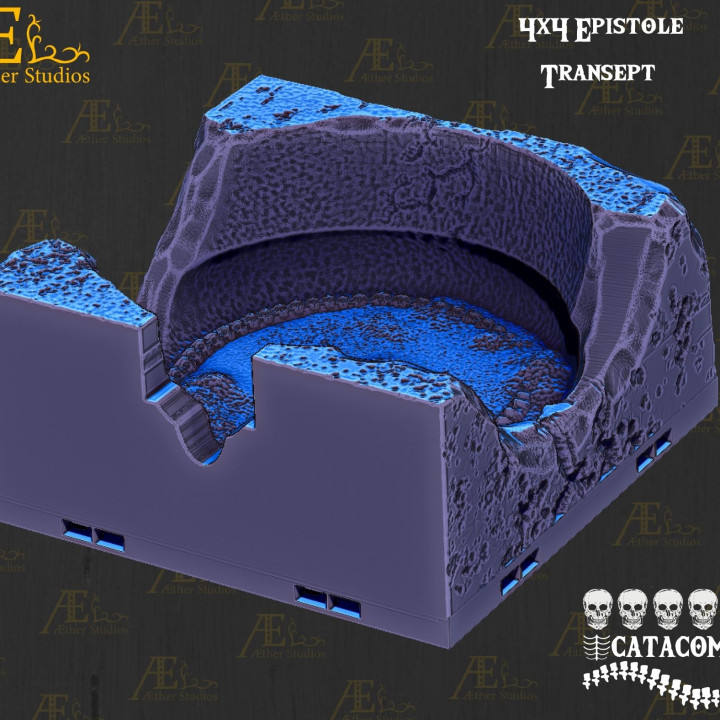 3D Printable AECATA05 - The Upside Down Church by Aether Studios