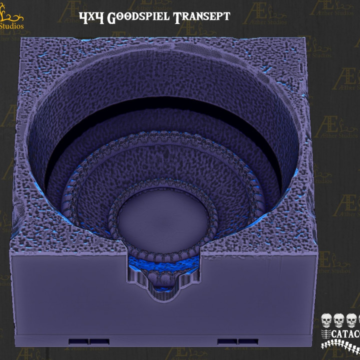 3D Printable AECATA05 - The Upside Down Church by Aether Studios