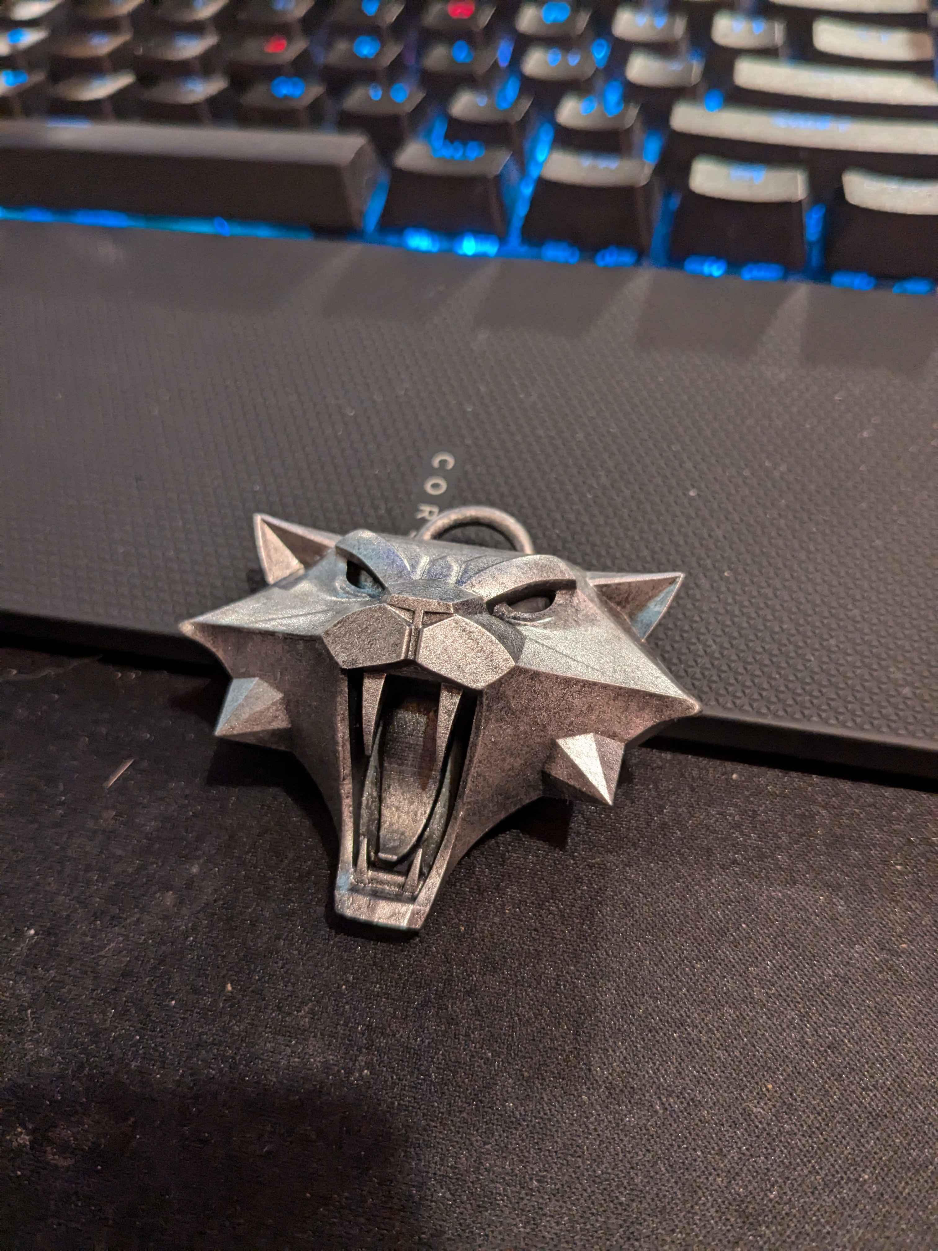 3D Printable Cat School Medallion from Witcher3 by Laci Legath