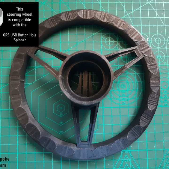 3D Printable Arcade Spinner Steering Wheel - STL VERSION! - GRS USB ...