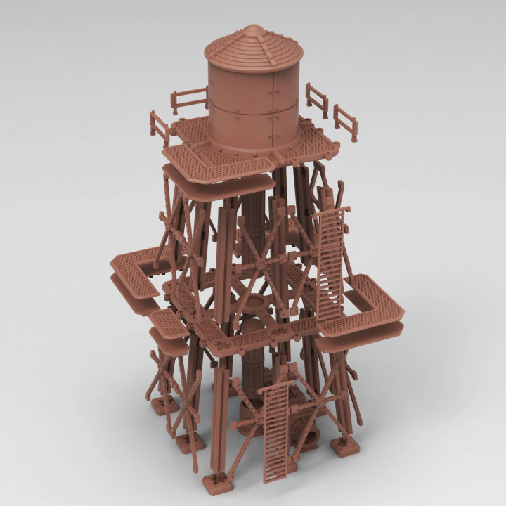 3D Printable Military Outpost Bundle by Tesseract Tomb