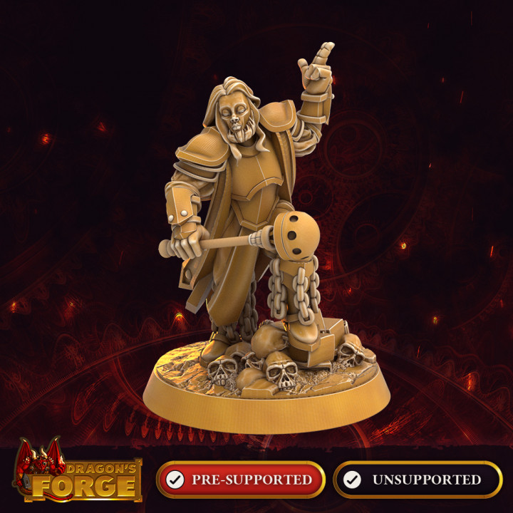 3D Printable Cleric Master Bundle by Dragon's Forge Miniatures