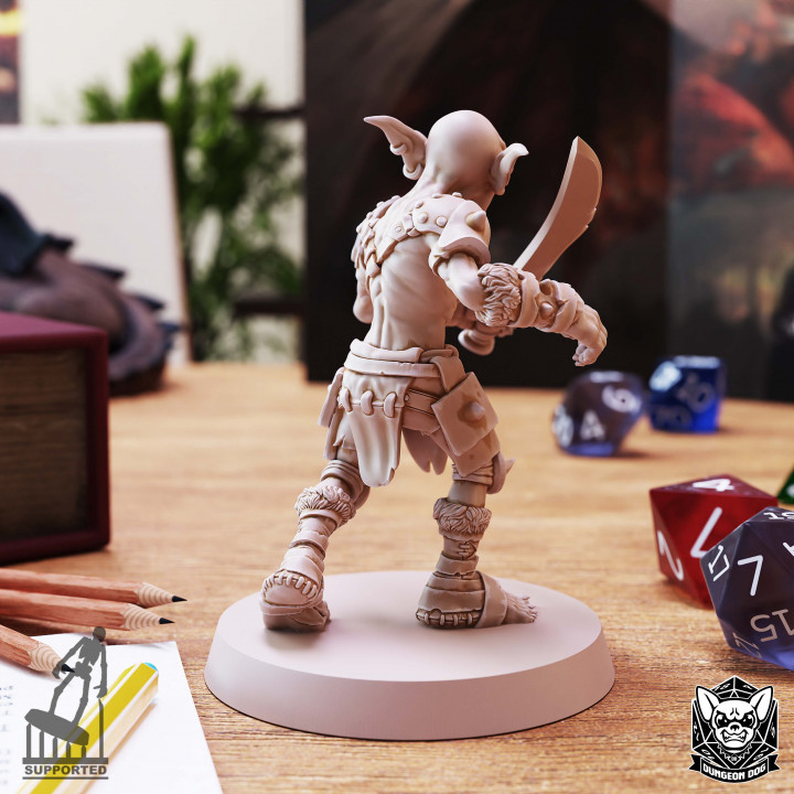 3D Printable Goblin - B by Dungeon Dog