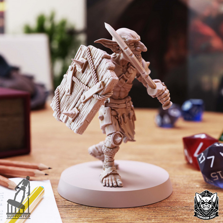 3D Printable Goblin - B by Dungeon Dog