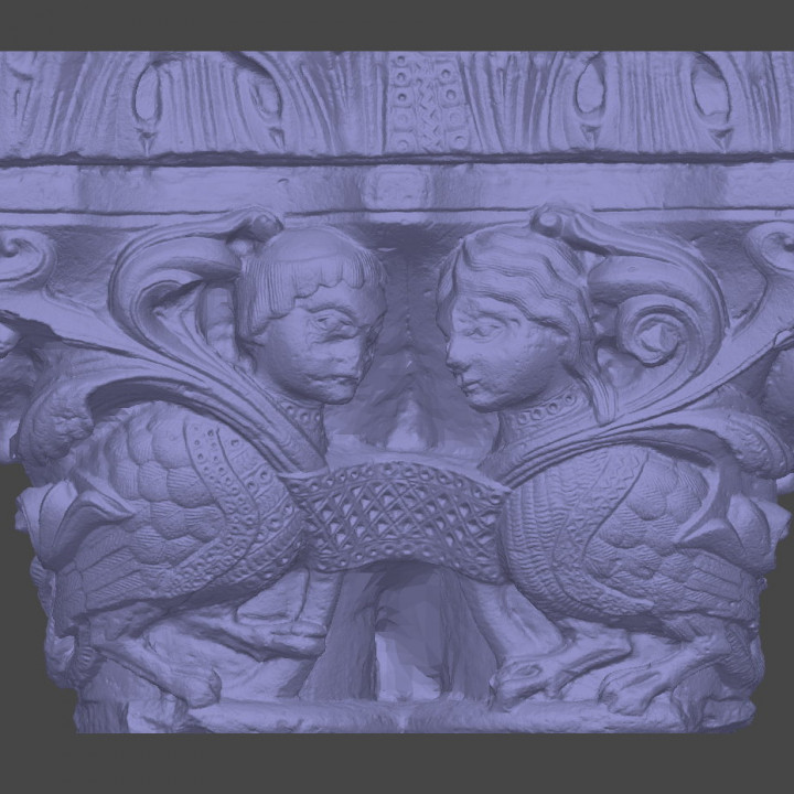 3D Printable Capital - sculpted sirens by Rogez Benoit