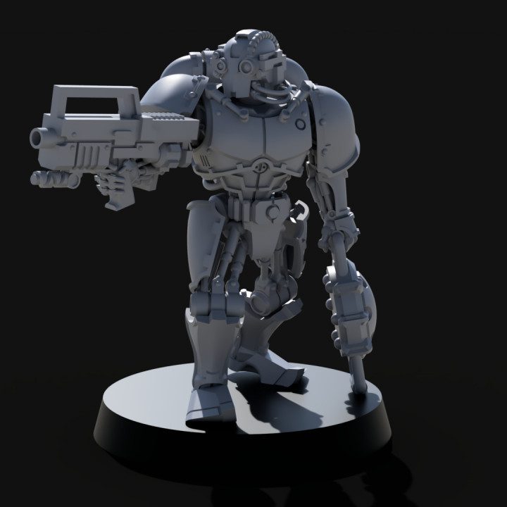 3D Printable Forgeborn Immortals Assault Squad by Laserforge Miniatures